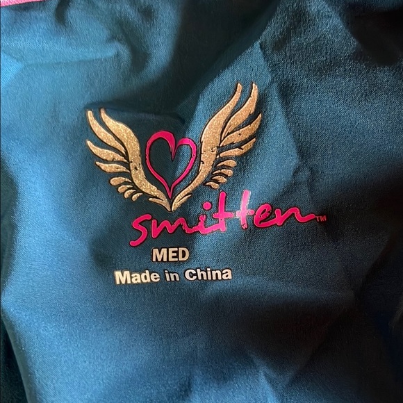 smitten | Jackets & Coats | Smitten Teal Apparel With Pink And Gold ...